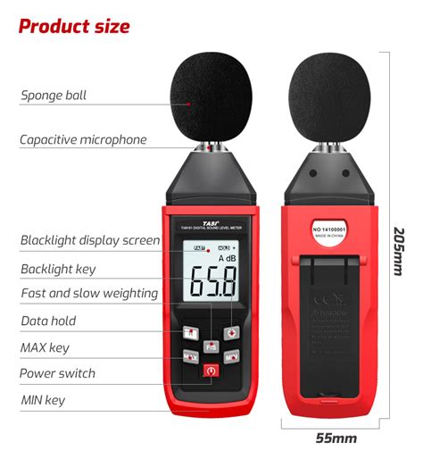 Ta8151 Digital Sound Level Meter Indicator Noise T Vicedeal