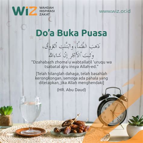 Doa Ketika Berbuka Puasa WAHDAH INSPIRASI ZAKAT