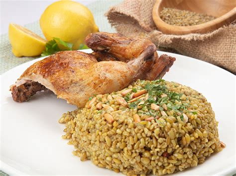 Chicken Frikeh Canaan Gardens Restaurant