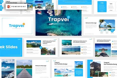 Путешествия Шаблон Powerpoint для путешествий и туризма Шаблоны презентаций Envato Elements