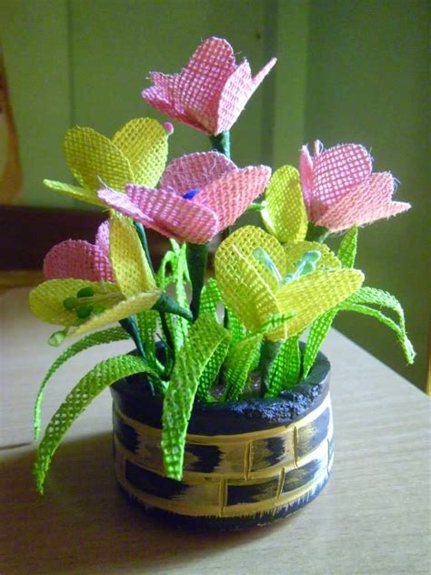 DIY How To Make Jute Flower Bouquet In 7 Minutes