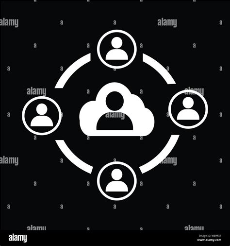 People Network Icon Stock Vector Image And Art Alamy