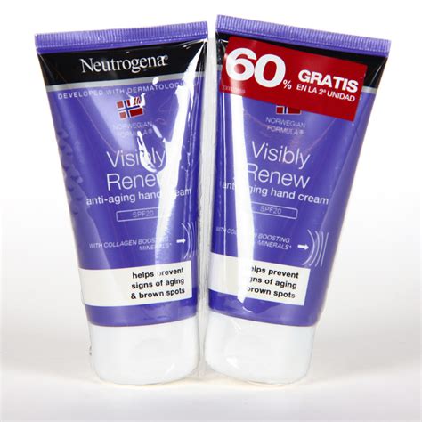 Neutrogena Visibly Renew Crema De Manos Antiedad 75ml Pack Duplo