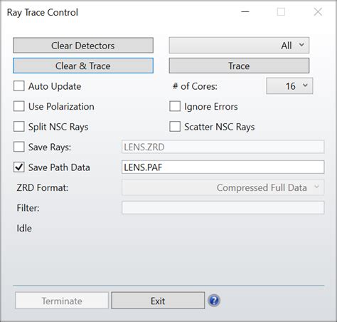 Nsc Ray Trace Of Chosen Source Zemax Community