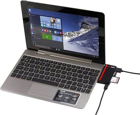 Navitech 2 In 1 Laptop Tablet USB 3 0 2 0 HUB Adapter Micro USB Input