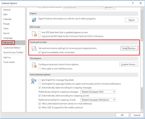 Offline Settings Outlook 2016 Lopmemphis