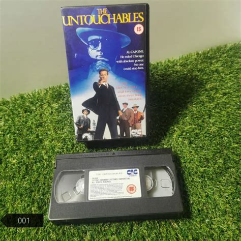 THE UNTOUCHABLES 1987 VHS 1990 Kevin Costner Sean Connery Robert De