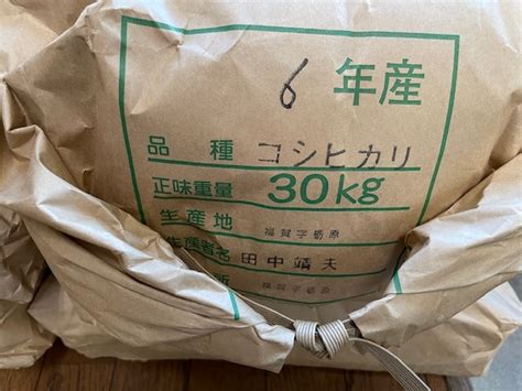 新米 山口県産 コシヒカリ（ 令和6年産 玄米 ） 30kg 数量限定 クジラ肉通販ショップ 関太郎印のくじら専門店 東冷