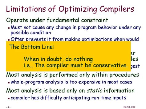 code optimization i machine independent optimizations feb 11 ppt download