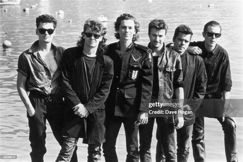 The Six Members Of Australian Rock Band Inxs Michael Hutchence