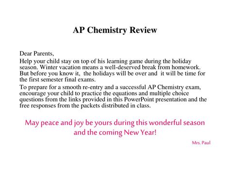 Ppt Ap Chemistry Review Powerpoint Presentation Free Download Id