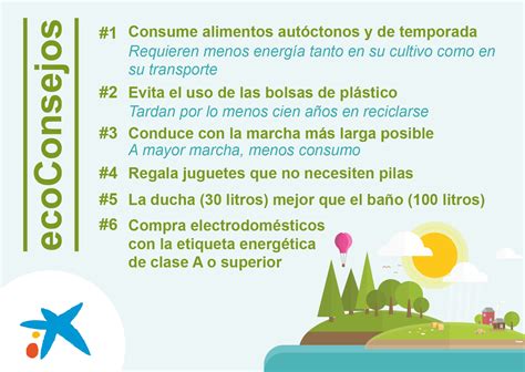 Ecocaixa Consejos Y Productos Para El Cuidado Del Medio Ambiente