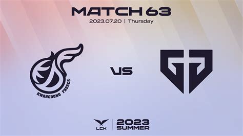 Kdf Vs Gen Match63 Highlight 0720 2023 Lck Summer Split Youtube