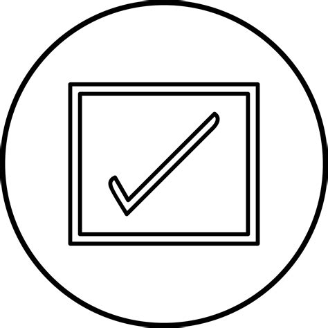 Checkbox Vector Icon Vector Art At Vecteezy