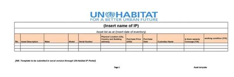 Useful Asset List Templates Personal Business etc ᐅ TemplateLab