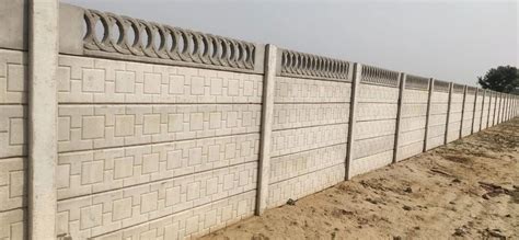 Prefab Brick Concrete Precast Compound Wall For External Boundary Wall