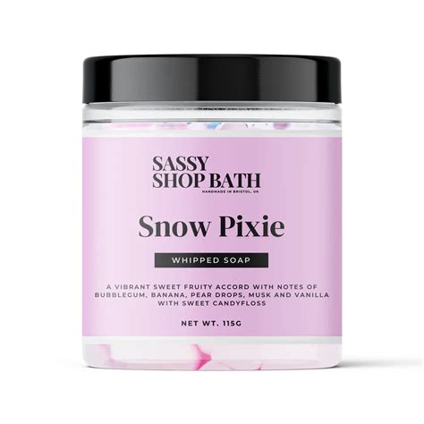 Sassy Shop Bath Whipped Soap Snow Pixie British Dsire
