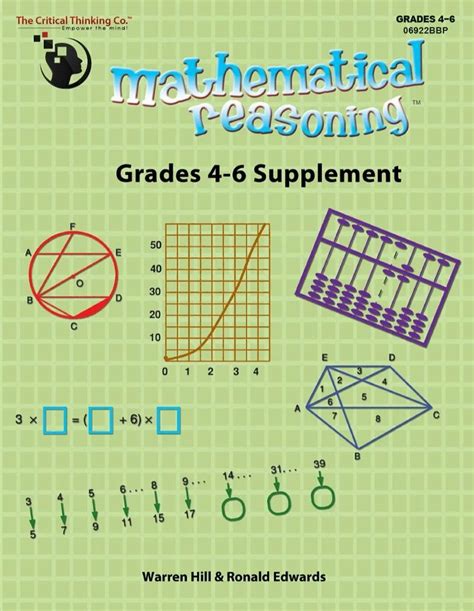 English Mathematical Reasoning Grades 4 6 Supplement Paperback Book The Critical Thinking Co