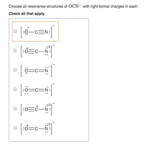 Ocn Lewis Structure