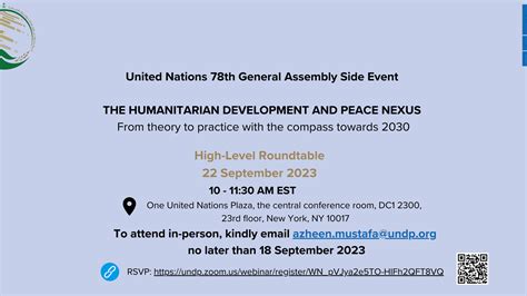The Humanitarian Development And Peace Nexus From Theory To Practice
