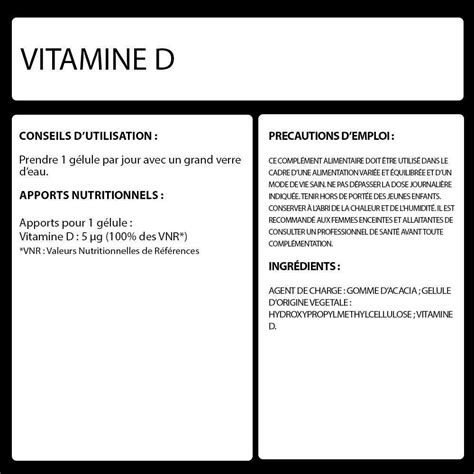 Vitamin D 60 Vegetarian Capsules Eric Favre