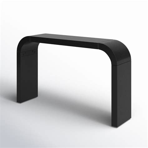 Three Posts™ Lopp Curved Console Table And Reviews Wayfair