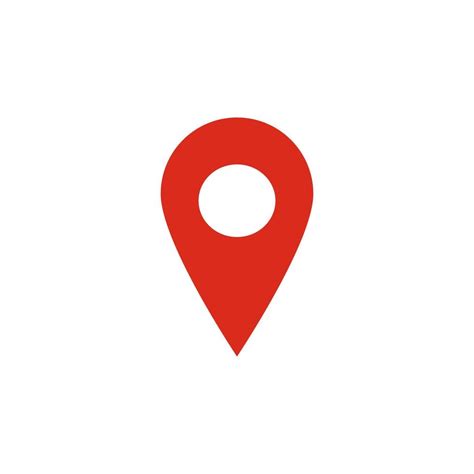 Red Location Map Pin Pointer Icon Symbol 7500757 Vector Art At Vecteezy
