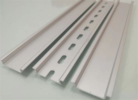 Metal Aluminum Din Rail Low Rail 7 5 Rohs Standard Mcb Mounting Rail