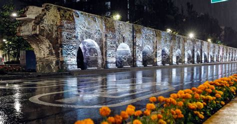 Acueducto De Chapultepec Desde Dónde Llevaban Agua Los Arcos De Piedra Que Representan Al Metro