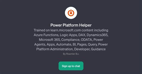 Power Platform Helper Power Platform Assistance Taaft