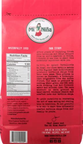 Mi Nina® Pico De Gallo Tortilla Chips 12 Oz Kroger