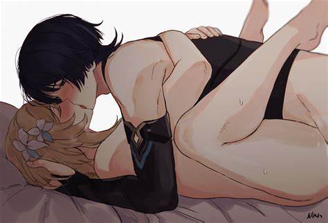 Lumine Scaramouche And Wanderer Genshin Impact Drawn By Nan7719318 Danbooru