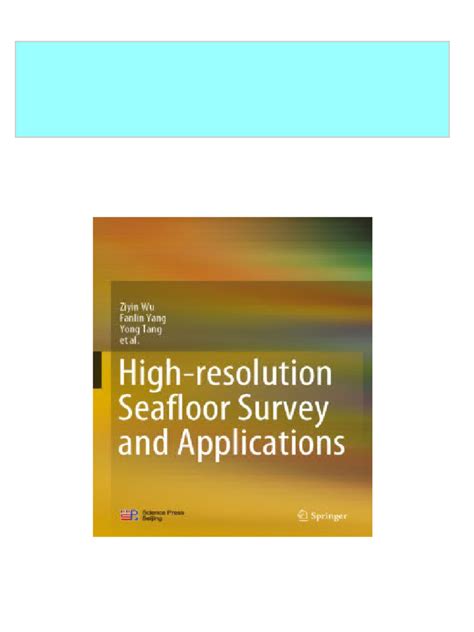 Immediate Download High Resolution Seafloor Survey And Applications