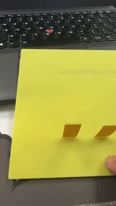 Round Flat Cable Insert Into Pcba Youtube