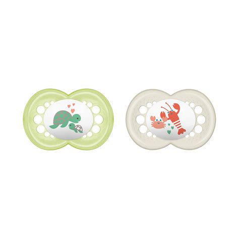 Mam Original Silicone Pacifier Set 2 Tooth Friendly Skinsoft