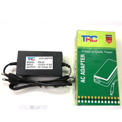 TRC 5 5V 5A Power Adapter Model Name Number RS 25 At 150 Piece