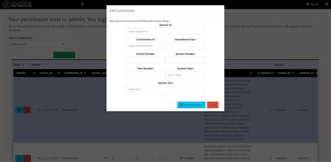 Crud Enabled Db App For Constitutional Amendment Tracking Maria Aroca