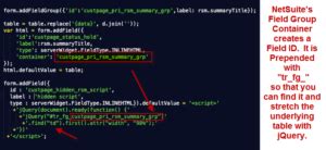 How To Stretch And Fill NetSuite Inline HTML Content