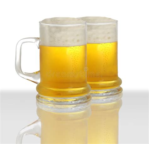 Two Pints Of Beer Stock Photo Image Of Alehouse Fluid 3061800
