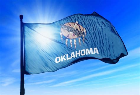 Oklahoma State Flag Nylon Or Poly
