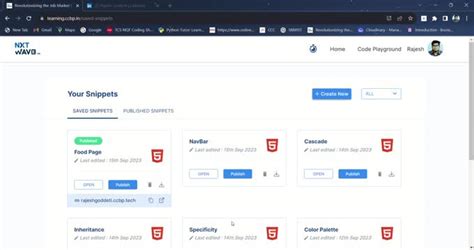 Day6 Of 30daysofcodechallenge Building A Website Rajesh Goddeti Posted On The Topic Linkedin