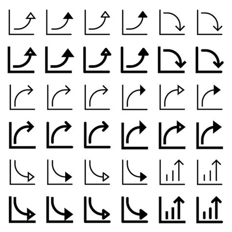 Premium Vector Arrow Icon Related To Chart And Graph