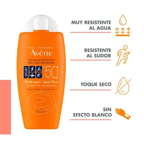 Bloqueador Solar Fluido Avène Sport Spf 50 100ml Ikonico La Tienda