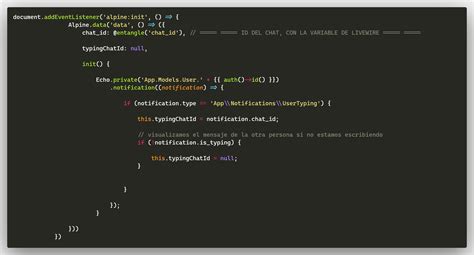 Notificar Cuando Están Escribiendo Domina Laravel Websockets Crea Tu