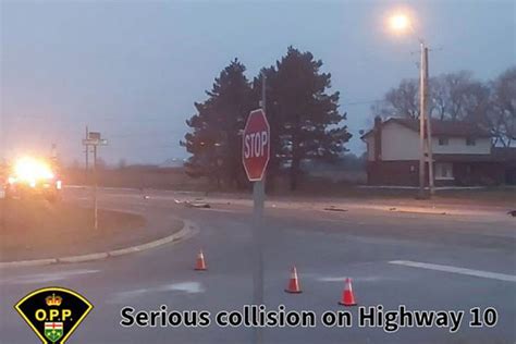Update Serious Collision Closes Highway 10 In Caledon Mississauga