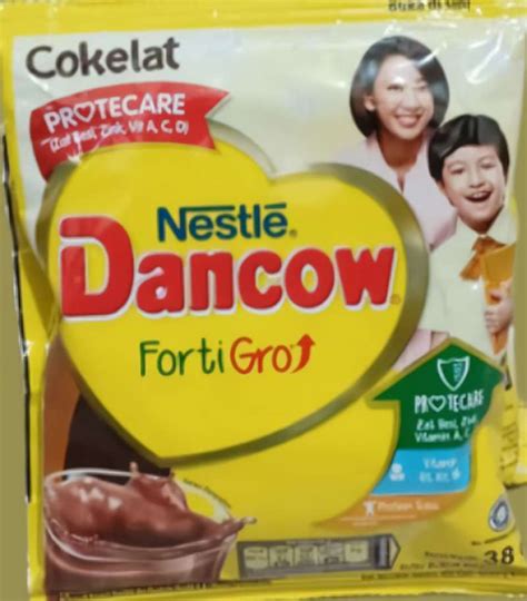 Jual Nestle Dancow Fortigro Susu Bubuk Cokelat Usia Sekolah Sachet 10
