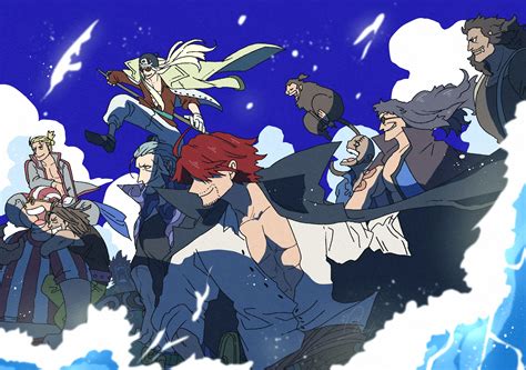 Shanks Benn Beckman Yasopp Lucky Roux Limejuice And More One Piece And More Drawn By