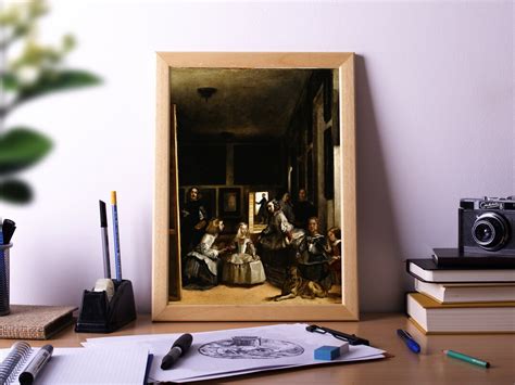 Las Meninas the Maids of Honor Poster Print Painting Wall Art Décor Etsy