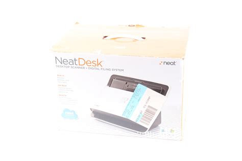 Neatdesk Nd 1000 Desktop Document Scanner Digital Filing System W Acc Ntc Tech