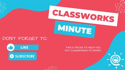Blog Maximize Classworks In A Minute